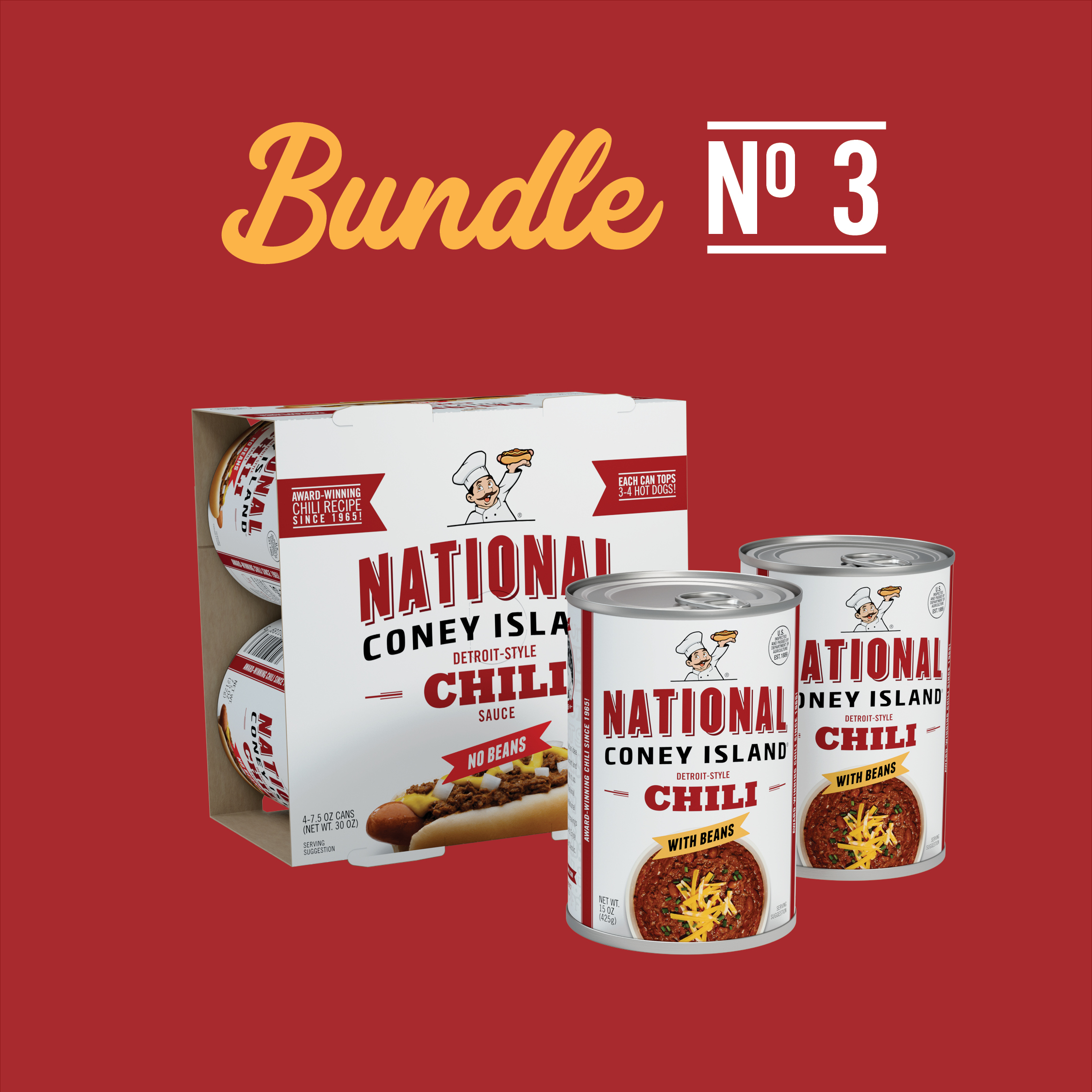 Canned Chili Bundle #3 – National Coney Island